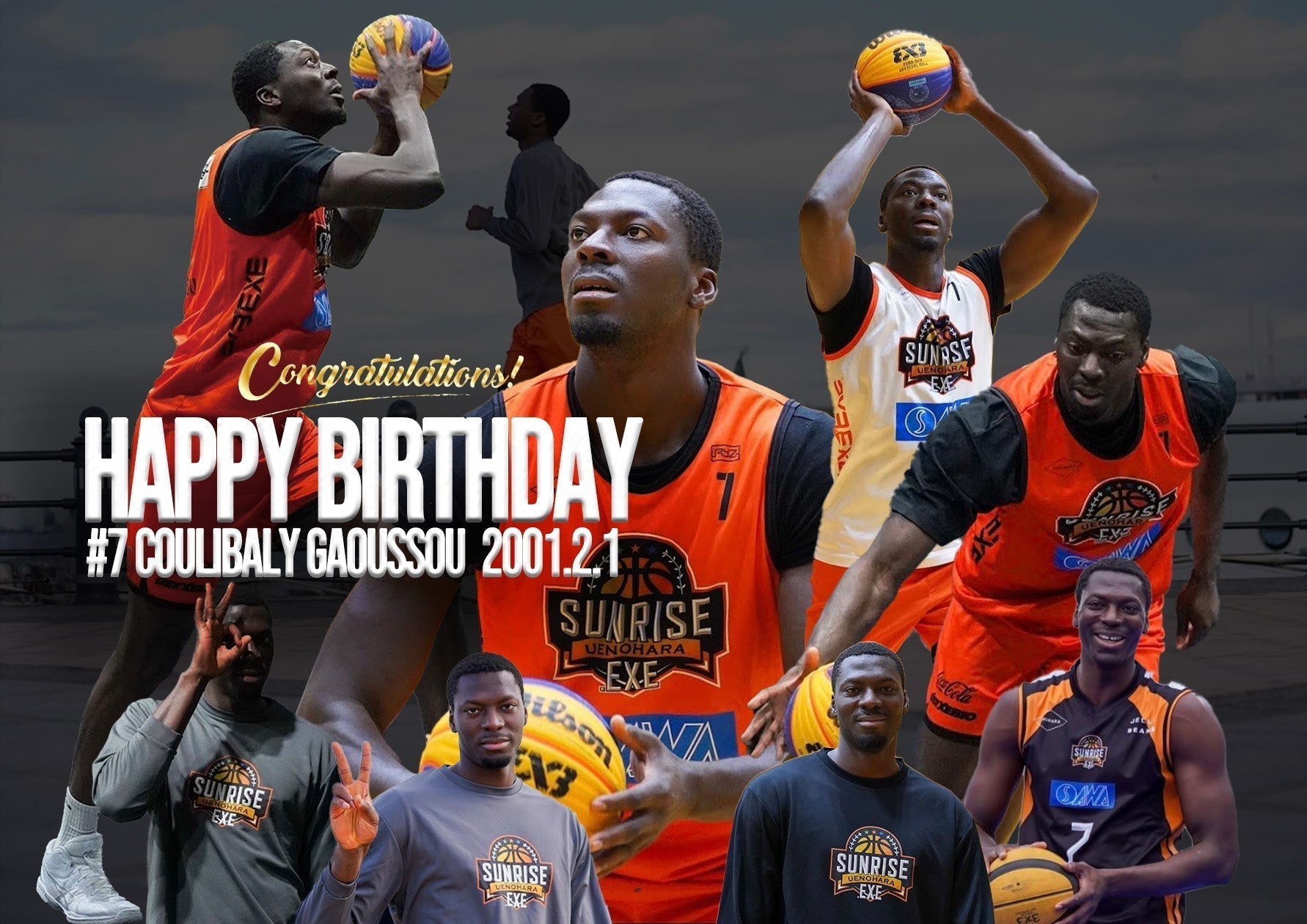 Happy Birthday Coulibaly Gaoussou (クリバリーガウソウ)選手 – UENOHARA SUNRISE